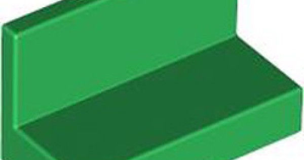 LEGO Part 4522673 - 4865 - Wall Element 1x2x1 Sharp Corners Dark Green ...