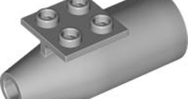 LEGO Part 4263610 - 4868 - Jet Engine Medium Stone Grey | LEGO Bricks ...