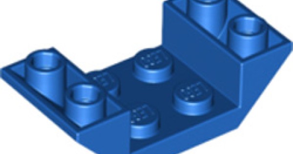 LEGO Part 4656767 - 4871 - Roof Tile 4x2 / 45 Degree Inverted Bright ...