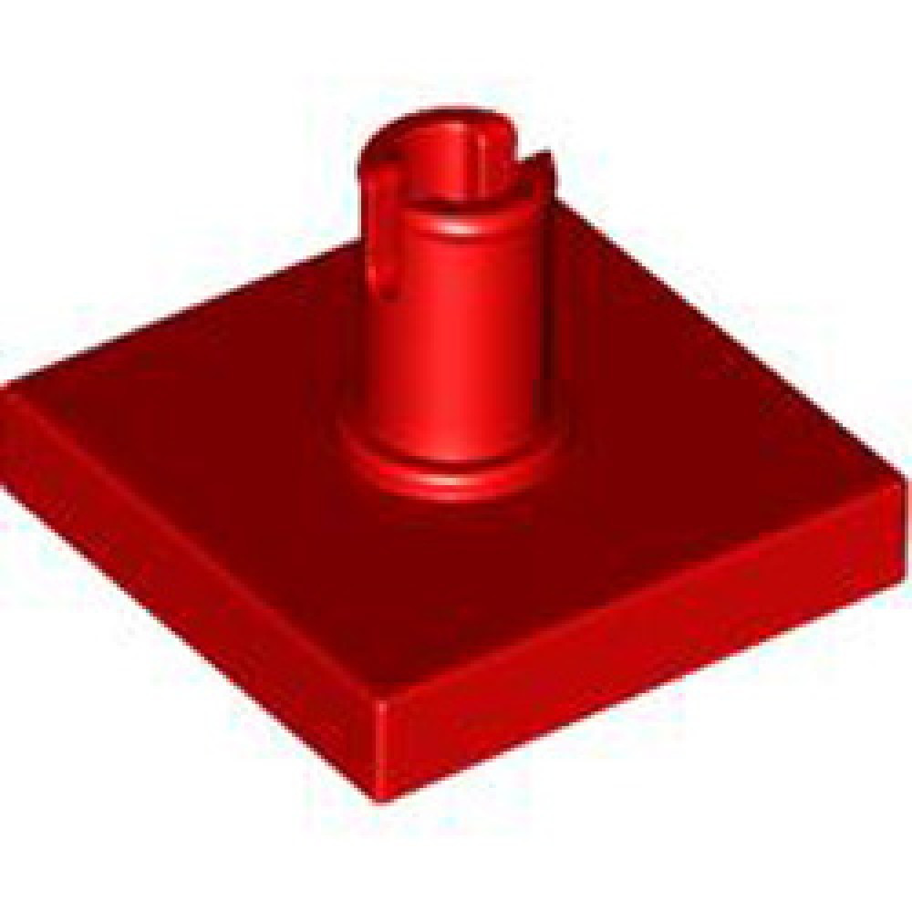 LEGO Part 6313190 - 49153 - Plate 2x2 with Vertical Snap Bright Red ...