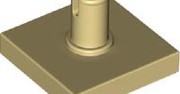 LEGO Part 6313192 - 49153 - Plate 2x2 with Vertical Snap Brick Yellow ...