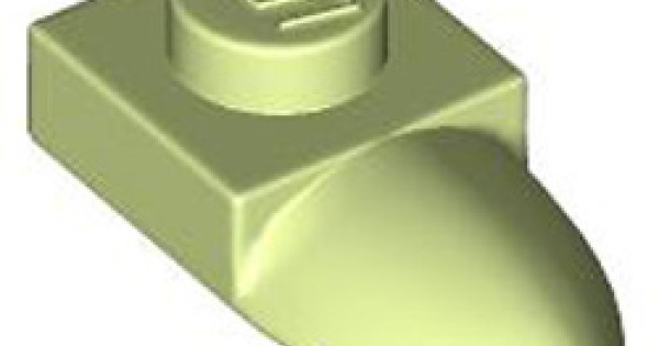 LEGO Part 6267420 - 49668 - Plate 1x1 with Tooth Spring Yellowish Green ...