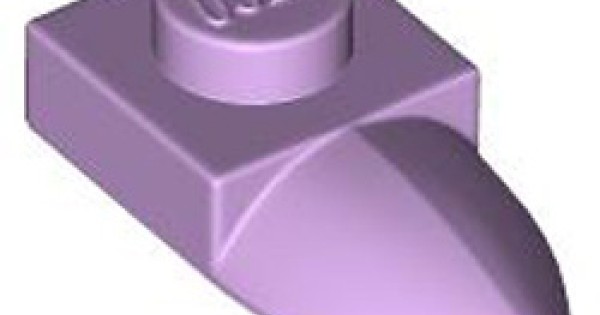 LEGO Part 6468342 - 49668 - Plate 1x1 with Tooth Lavender | LEGO Bricks ...