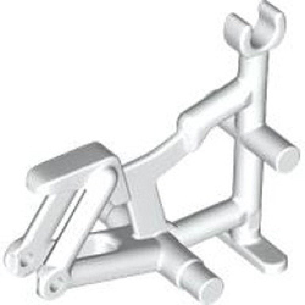 LEGO Part 6263884 - 50015 - Bicycle Frame Number 2 White | LEGO Bricks ...