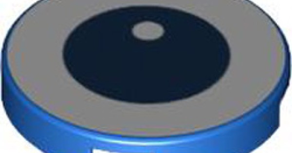 LEGO Part 6262588 - 50131 - Flat Tile 2x2 Round Number 1138 Bright Blue ...