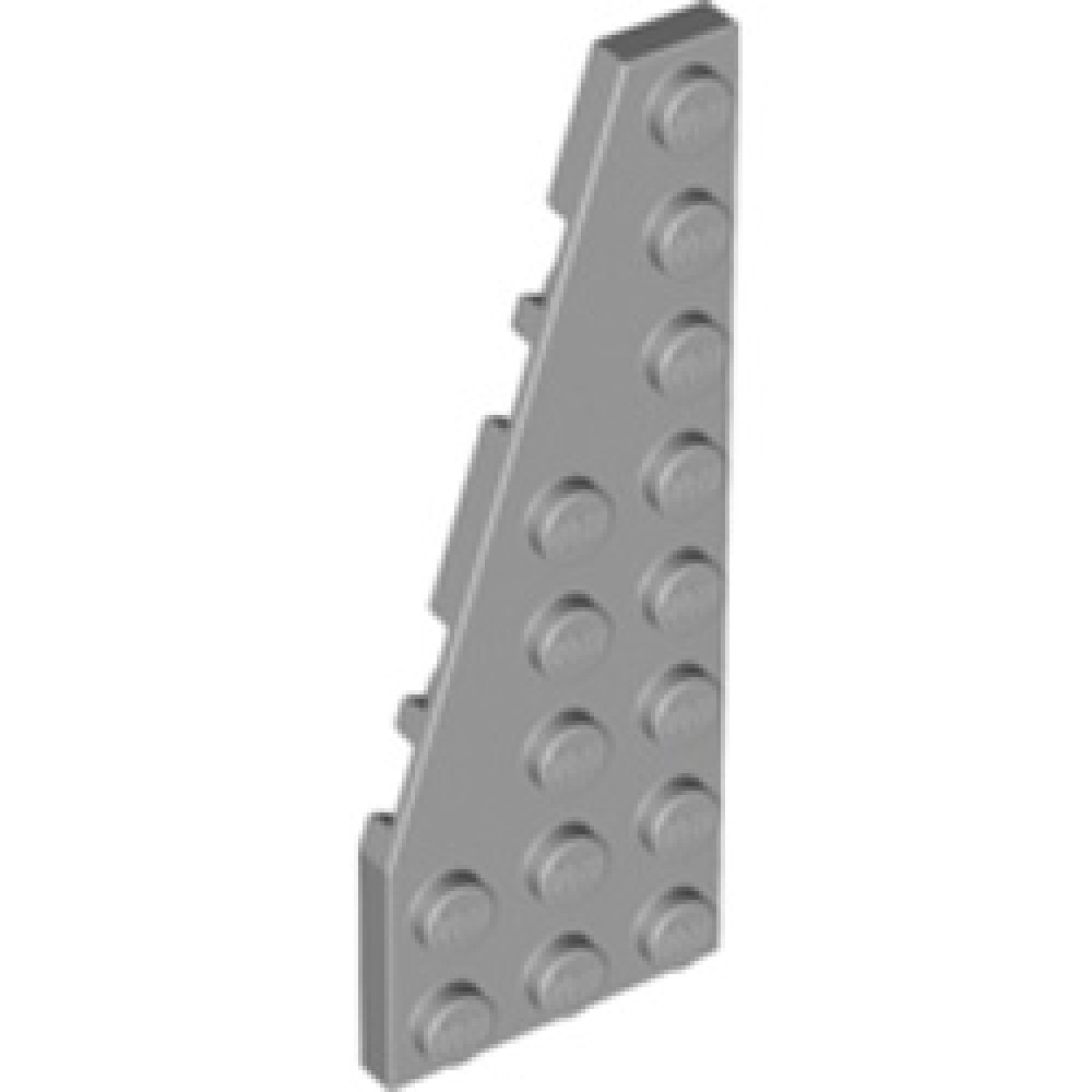 LEGO Part 4258275 - 50305 - Left Plate 3x8 with Angle Medium Stone Grey ...