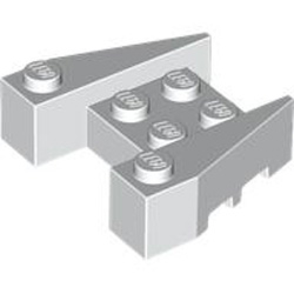 LEGO Part 6249584 - 50373 - Brick 4x4/18 Degree White | LEGO Bricks ...