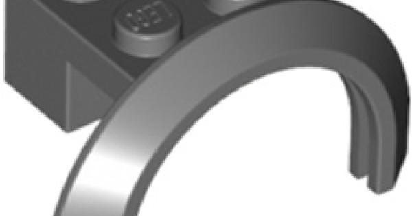 LEGO Part 4260124 - 50745 - Brick 2x4x1 with Screen Dark Stone Grey ...