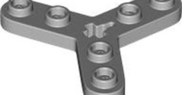 LEGO Part 6307999 - 51138 - Technic Rotor 3 Blades Medium Stone Grey ...