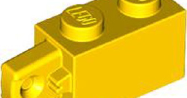LEGO Part 4220284 - 51478 - Brick 1x2 with Stub Vertical End Bright ...