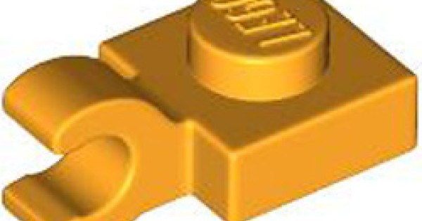 LEGO Part 6360108 - 52738 - Plate 1x1 with Holder Vertical Flame ...