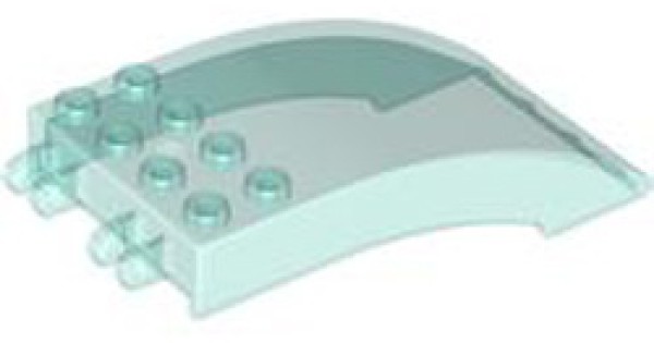 LEGO Part 6266310 - 52978 - Shell 4x8x2 with Forks Transparent Light ...