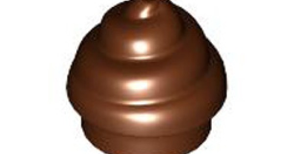 LEGO Part 6275030 - 53119 - 1x1 Decoration Top Number 2 Reddish Brown ...