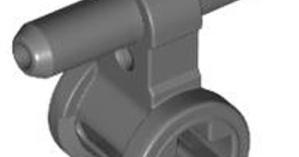 LEGO Part 6265669 - 53895 - Bush with Connecting Piece Dark Stone Grey ...