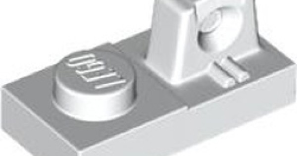 LEGO Part 6265695 - 53922 - Plate 1x2 with Stub Along Upper Plate White ...