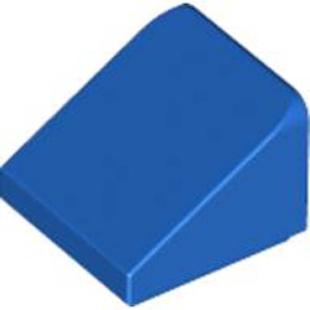 LEGO Part 4504380 - 54200 - Roof Tile 1x1x2/3 Bright Blue | LEGO Bricks ...