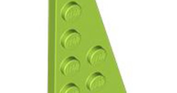 LEGO Part 4586277 - 54383 - Right Plate 3x6 with Angle Bright Yellowish ...