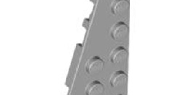 LEGO Part 4282789 - 54384 - Left Plate 3x6 with Angle Medium Stone Grey ...