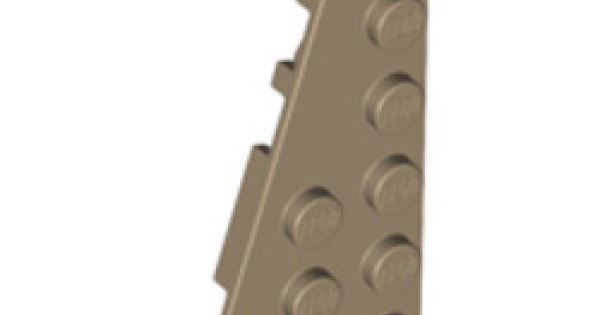 LEGO Part 6002851 - 54384 - Left Plate 3x6 with Angle Sand Yellow ...