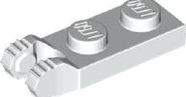 LEGO Part 6267044 - 54657 - Plate 1x2 with Fork, Vertical, End (7 Teeth ...