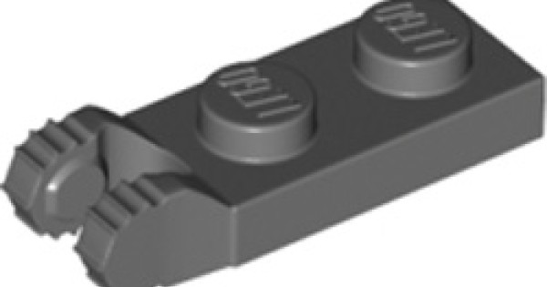 LEGO Part 6267047 - 54657 - Plate 1x2 with Fork, Vertical, End (7 Teeth ...
