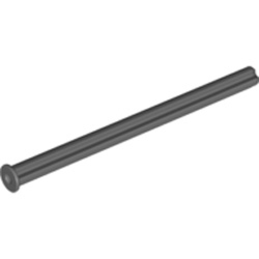 LEGO Part 4499858 - 55013 - Cross Axle 8M with End Stop Dark Stone Grey ...