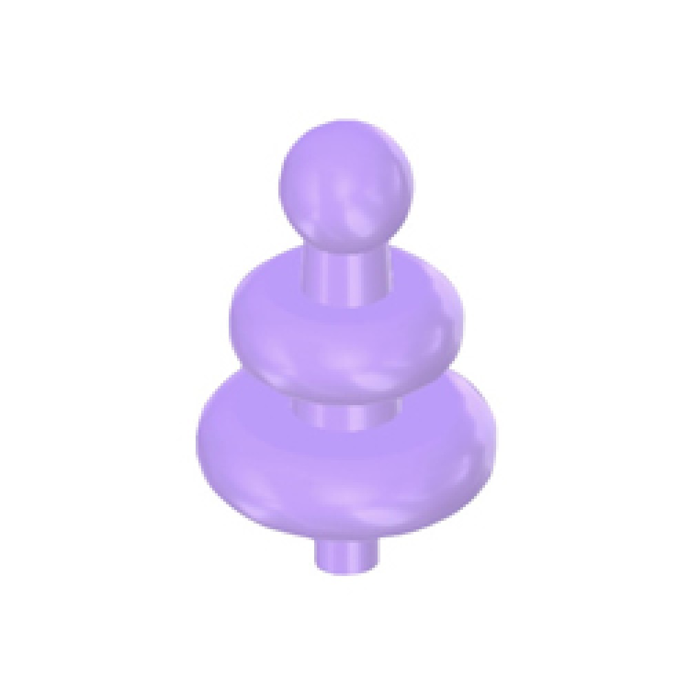 LEGO Part 6498746 - 5525 - Antenna with Rings Lavender | LEGO Bricks ...