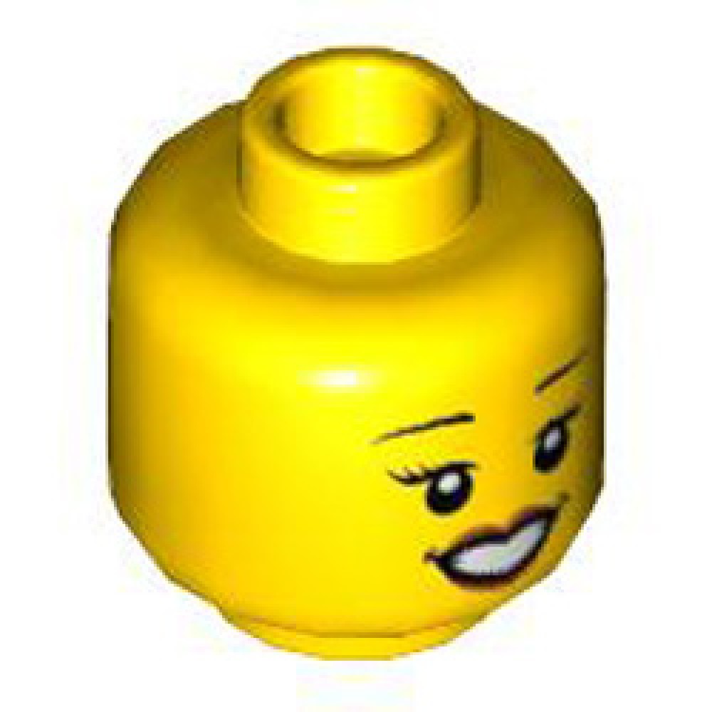 LEGO Part 6270417 - 56785 - Mini Head Number 2951 Bright Yellow | LEGO ...