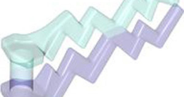 LEGO Part 4514700 - 59233 - Lightening Bolt Co-Injection 126/42 with ...
