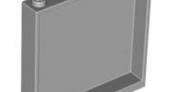 LEGO Part 4527174 - 59349 - Wall Element 1x6x5, ABS Medium Stone Grey ...