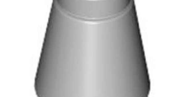 LEGO Part 4529241 - 59900 - Nose Cone Small 1x1 Medium Stone Grey ...