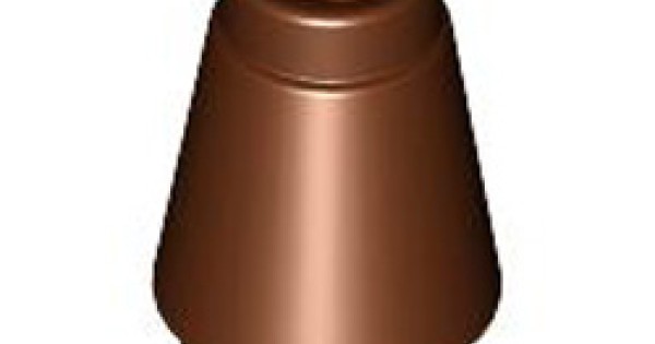 LEGO Part 4529242 - 59900 - Nose Cone Small 1x1 Reddish Brown | LEGO ...