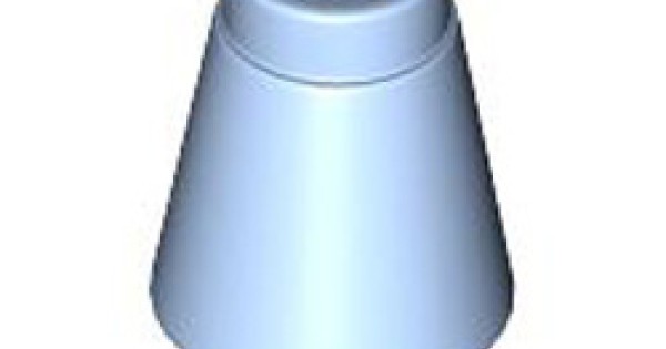LEGO Part 6383141 - 59900 - Nose Cone Small 1x1 Light Royal Blue | LEGO ...