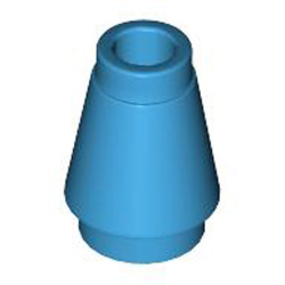 LEGO Part 6404754 - 59900 - Nose Cone Small 1x1 Dark Azur | LEGO Bricks ...