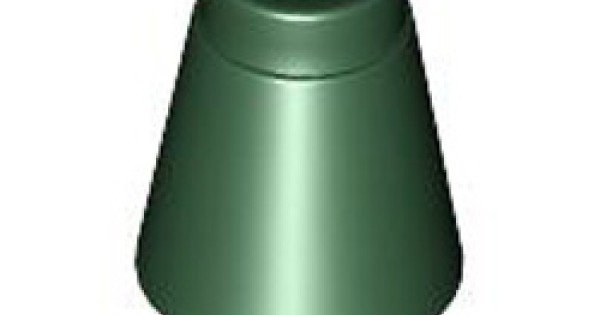 LEGO Part 6411591 - 59900 - Nose Cone Small 1x1 Earth Green | LEGO ...