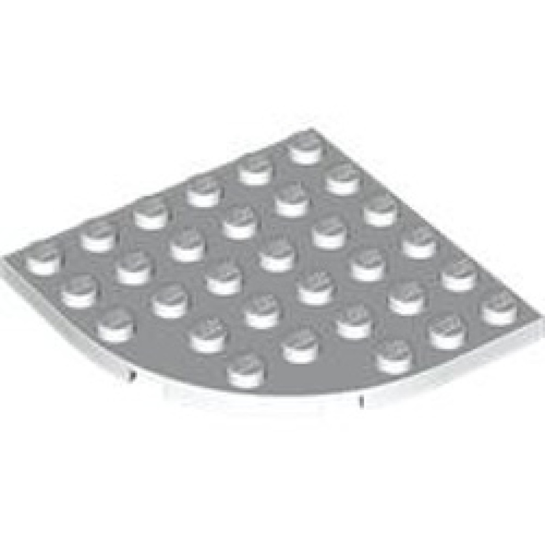 LEGO Part 6057460 - 6003 - Plate 6x6 with Bow White | LEGO Bricks ...