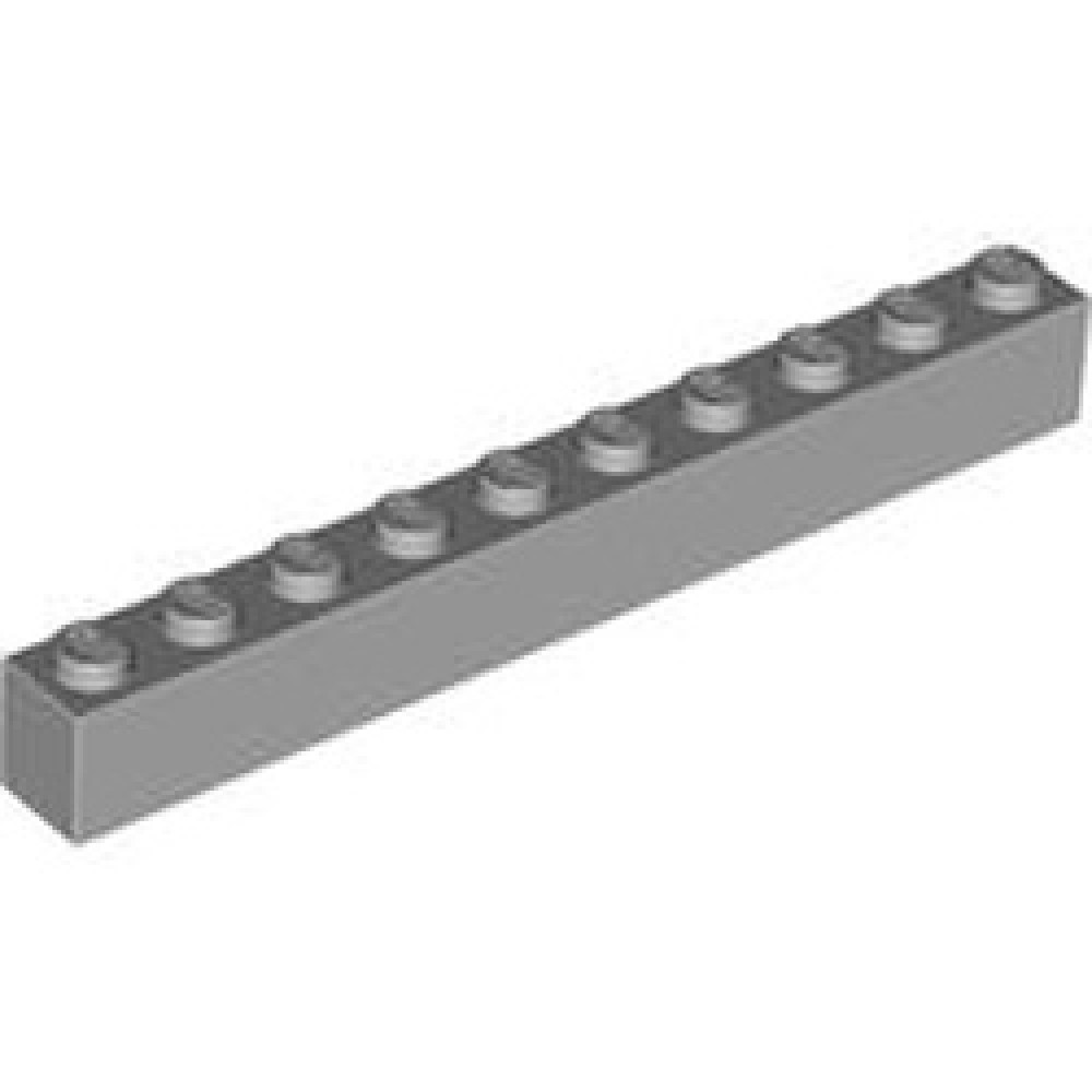 LEGO Part 4211521 - 6111 - Brick 1x10 Medium Stone Grey | LEGO Bricks, Replacement Pieces and ...