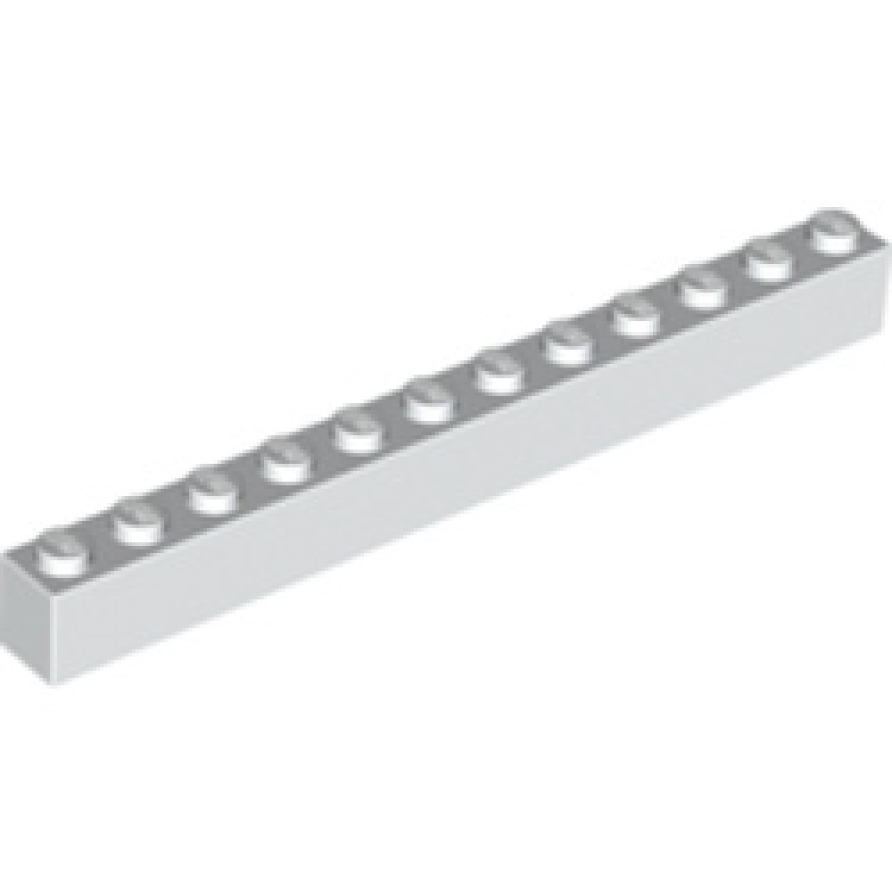 LEGO Part 611201 - 6112 - Brick 1x12 White | LEGO Bricks, Replacement ...