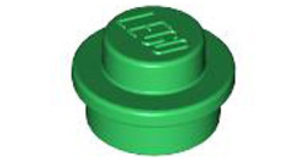LEGO Part 4569058 - 6141 - Round Plate 1x1 Dark Green | LEGO Bricks ...
