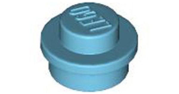 LEGO Part 6102986 - 6141 - Round Plate 1x1 Medium Azur | LEGO Bricks ...
