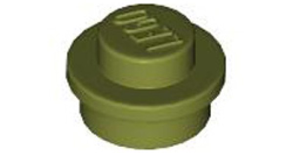 LEGO Part 6258990 - 6141 - Round Plate 1x1 Olive Green | LEGO Bricks ...