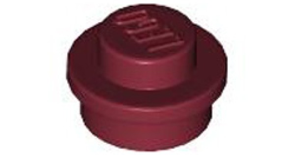 LEGO Part 6314247 - 6141 - Round Plate 1x1 Dark Red | LEGO Bricks ...
