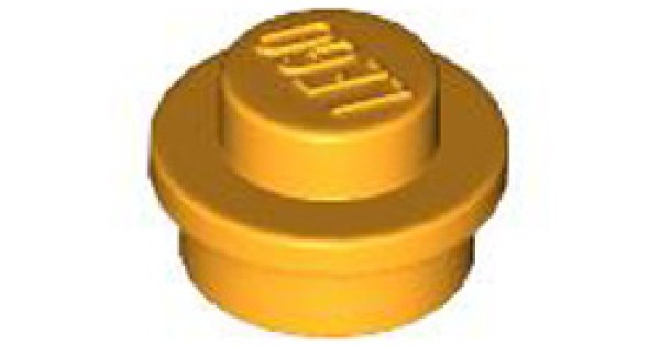 LEGO Part 6331261 - 6141 - Round Plate 1x1 Flame Yellowish Orange ...