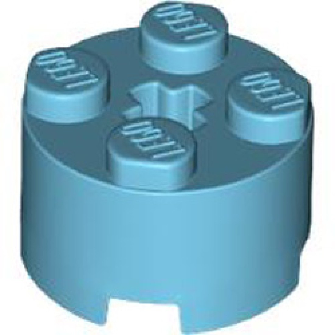 LEGO Part 6224282 - 6143 - Brick Diameter 16 with Cross Medium Azur ...