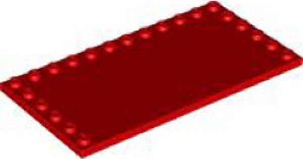 LEGO Part 6381740 - 6178 - Plate 6x12 with 22 Knobs Bright Red | LEGO ...