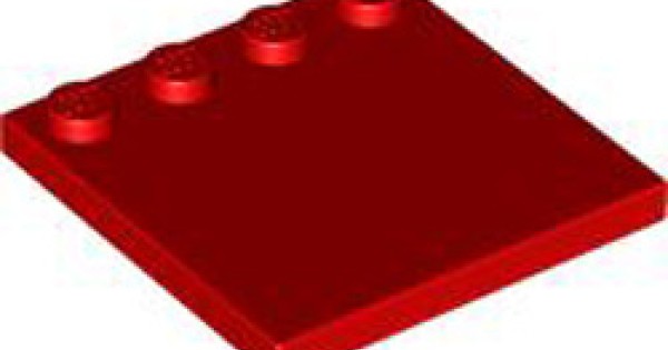 LEGO Part 4616342 - 6179 - Plate 4x4 with 4 Knobs Bright Red | LEGO ...