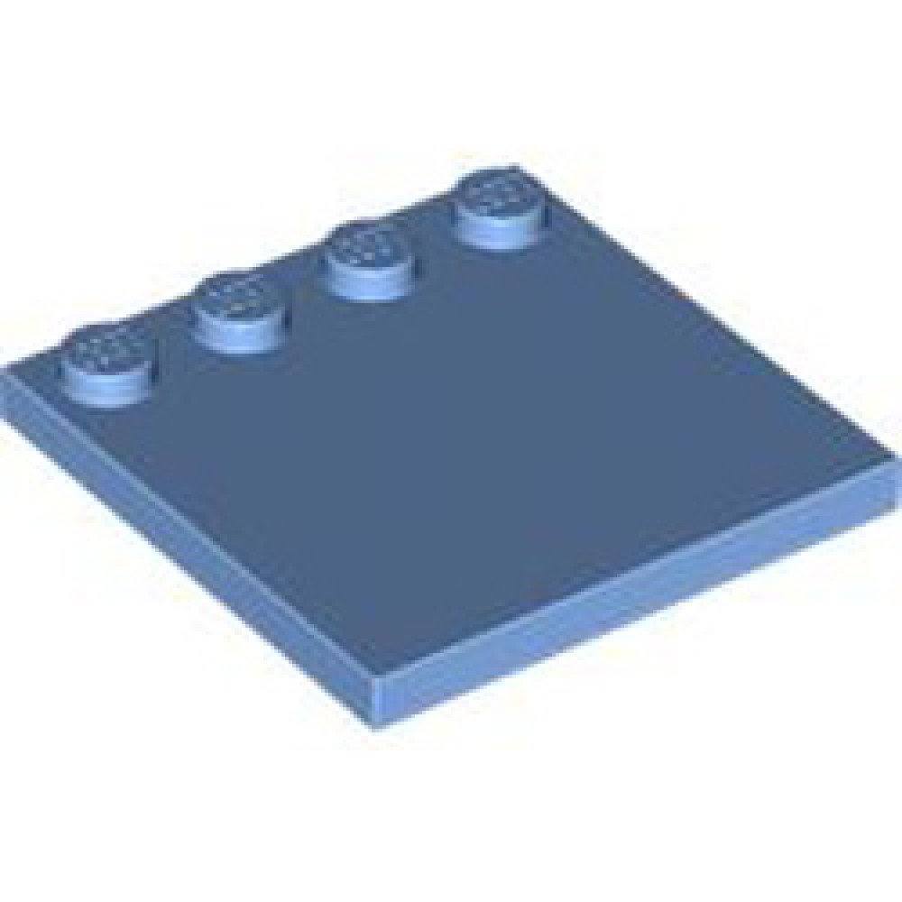 LEGO Part 6195157 - 6179 - Plate 4x4 with 4 Knobs Medium Blue | LEGO ...