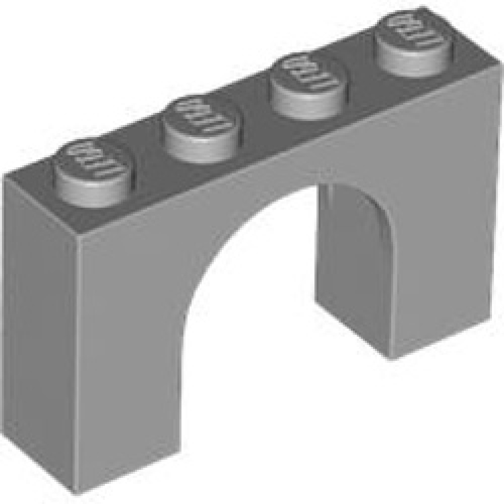 LEGO Part 6031056 - 6182 - Arch 1x4x2 Medium Stone Grey | LEGO Bricks ...
