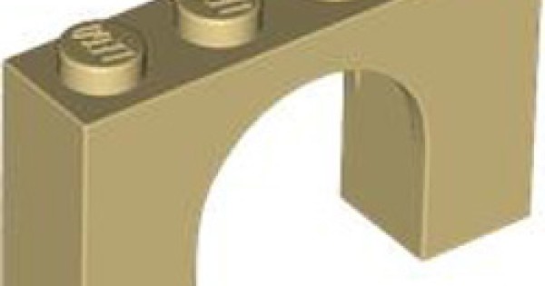 LEGO Part 6031057 - 6182 - Arch 1x4x2 Brick Yellow | LEGO Bricks ...