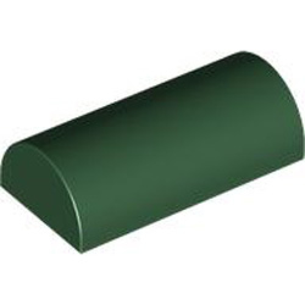 LEGO Part 6352081 - 6192 - Bowed Roof Ridge 2x4x1 Earth Green | LEGO ...